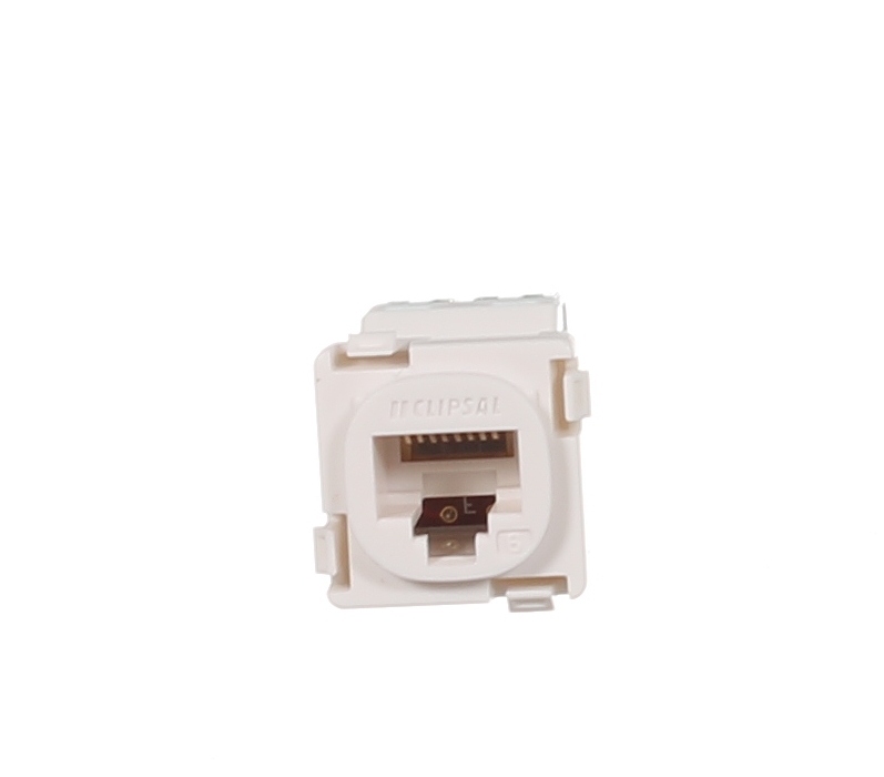 CLIPSAL 30RJ45SMA6CWE | RJ45 Socket Cat 6 Mechanism 30 Series White