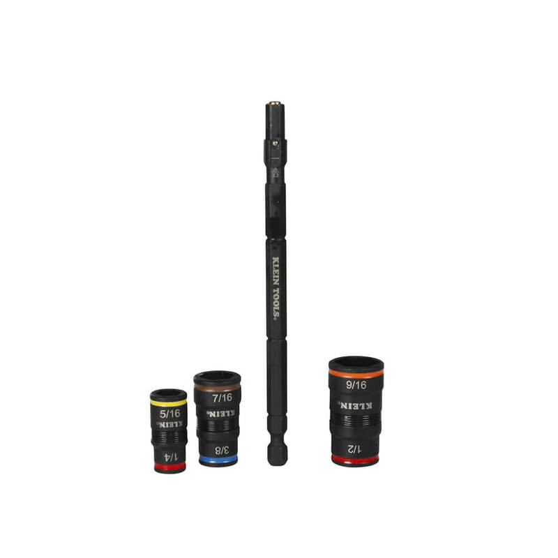 Klein 32933 7-in-1 Impact Flip Socket Set - Essential Tool for Tradesmen