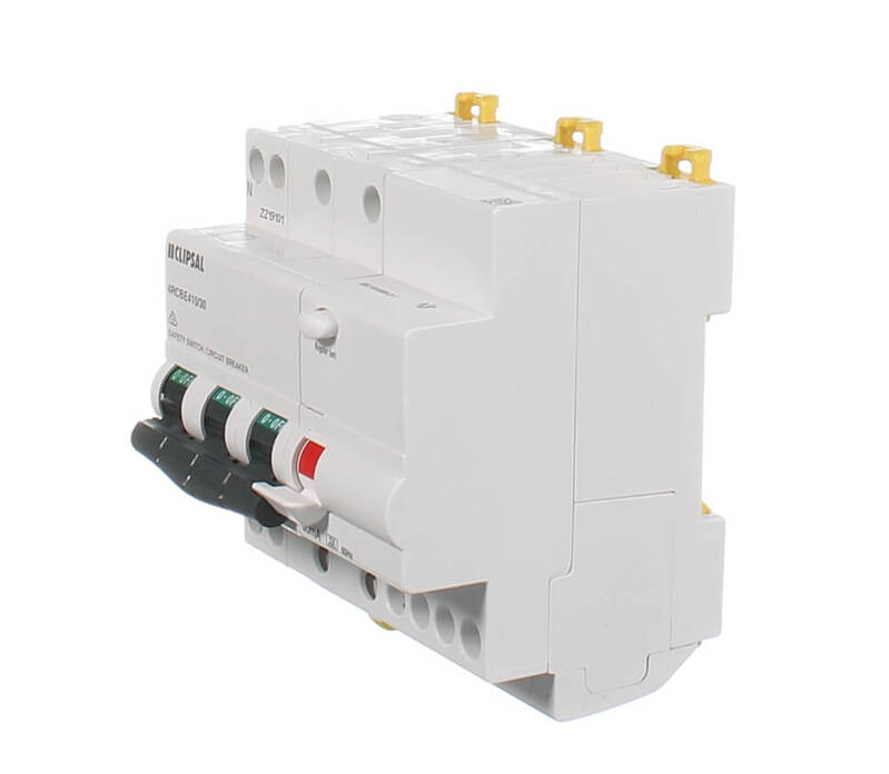Clipsal 4RCBE410/30 | 4 Pole 10Amp 6kA 30mA RCD/MCB RCBO