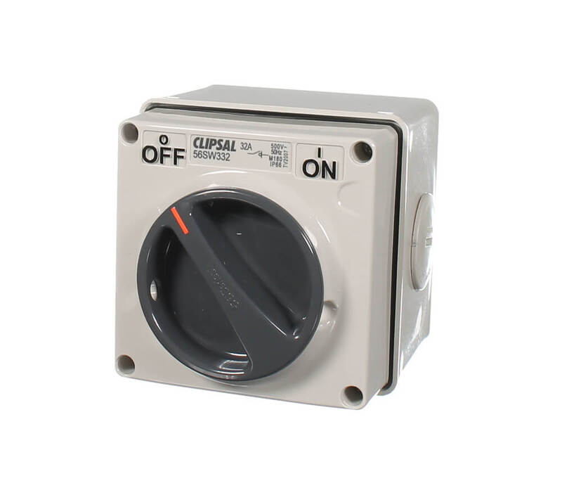 Isolating Switch 3P 32A 250V Grey 56SW332