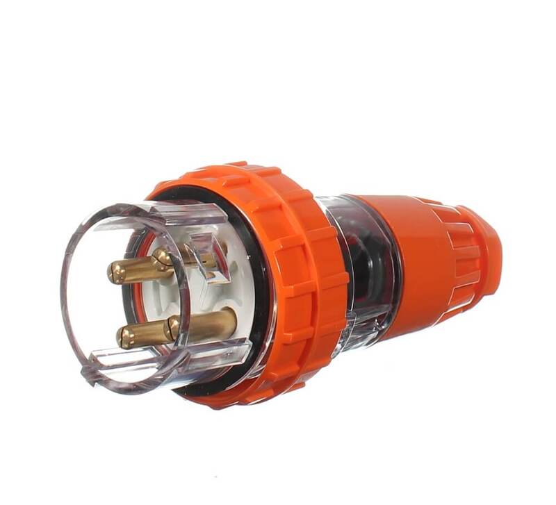 NLS 66P440 | 4 Pin 40 Amp Straight Plug IP66 Rated PLS3PH440