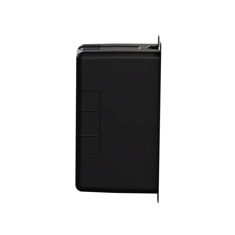 Clipsal 90BD4-BK | Solis Shroud 120mm Mounting Centres | Black