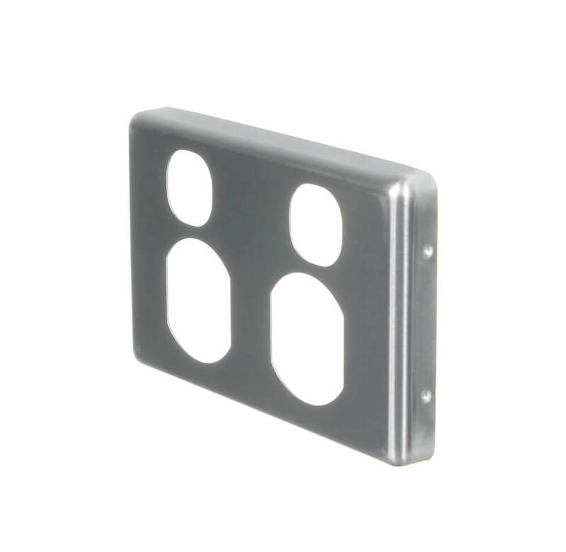 Clipsal C2025C-BA | Brushed Aluminium Cover to Suit C2025 (Classic Series)
