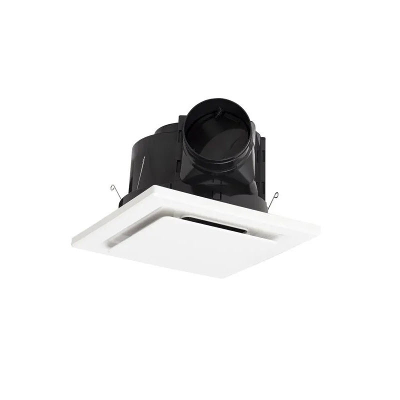 Clipsal Airflow CEF30-WE | Exhaust Fan with Square Inset Grille | White ...
