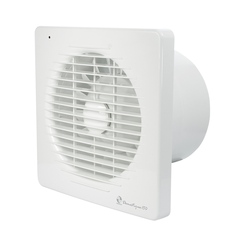 FANTECH DOM-150C | Extract Fan Ducted Wall Ceiling Mount 150mm | White