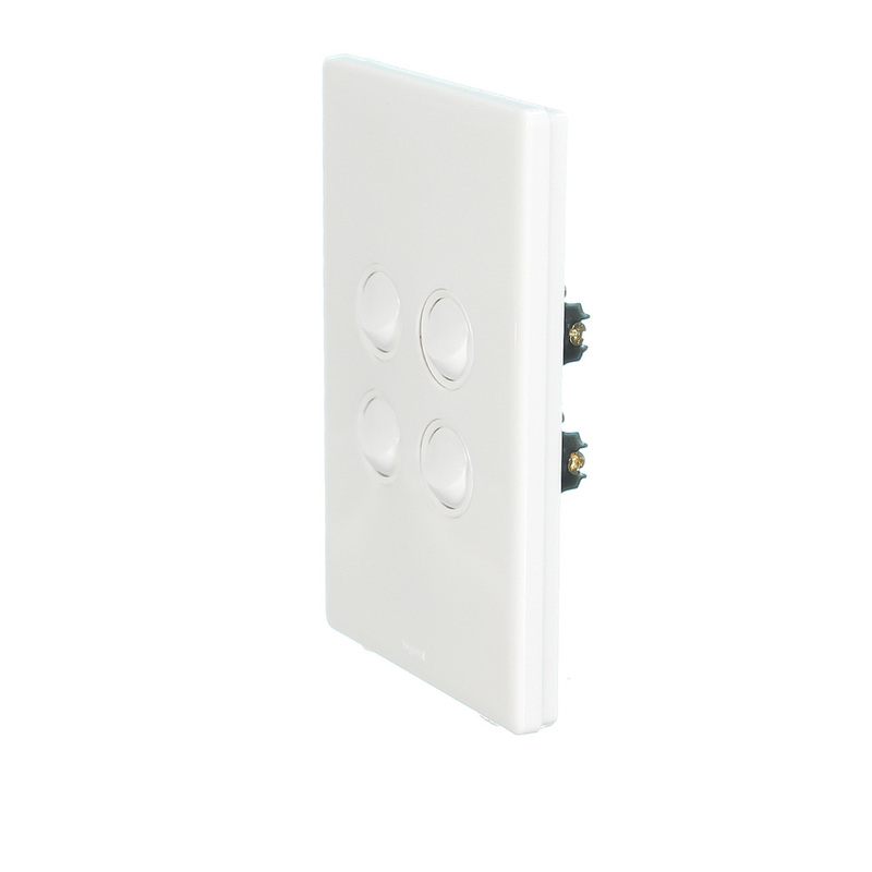 Legrand ED770-4WE | Dedicated Plate 4 Gang Switch 16Amp Excel Life
