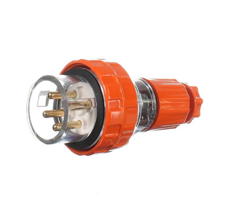 CLIPSAL EY56P410 EASY56 | Plug Straight 3Phase 10Amp 4Pin Round IP66