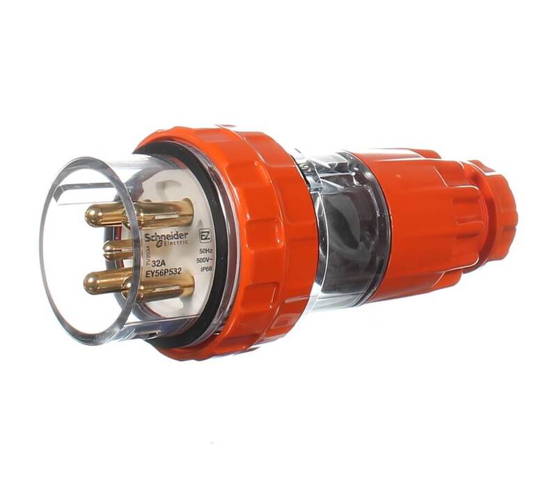 CLIPSAL EY56P532 EASY56 | Plug Straight 3Phase 32Amp 5Pin Round IP66