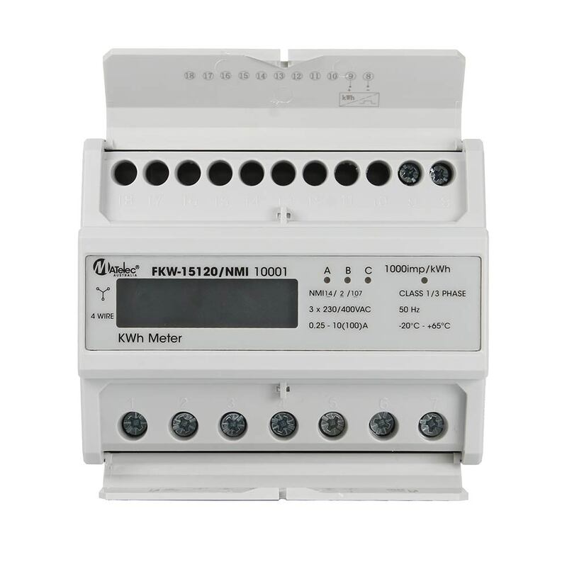 Matelec FKW-15120-NMI | 3 Phase 100Amp KW Hour Meter Direct Online ...