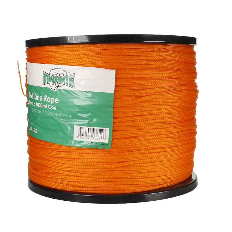 Trademate JL3-1000 | Cable Pull Line Rope 3mm x 1000mt Coil | 90kg ...