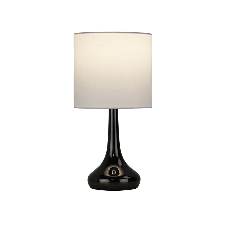 Lighting Factory LF9205GM | Lola On & Off Touch Lamp | Gunmetal