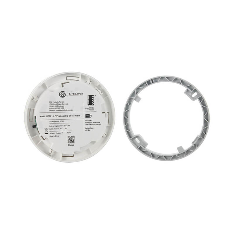 Lifesaver LIFPE10LP | Lithium Battery Photoelectric Slim Smoke Alarm ...