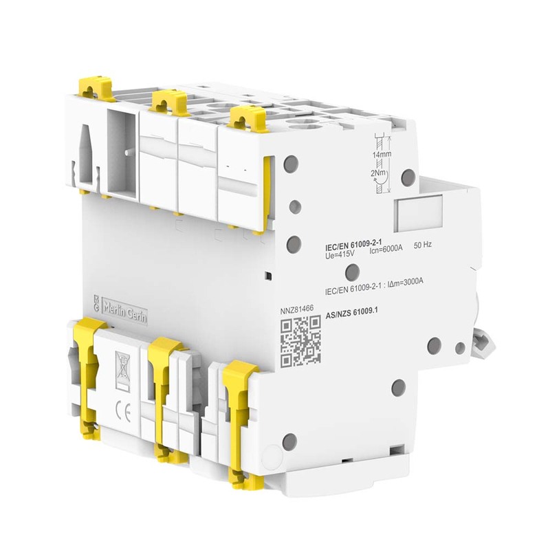 Clipsal MX9R3532 | 32A MAX9 RCBO 3PN C | 30mA Type A