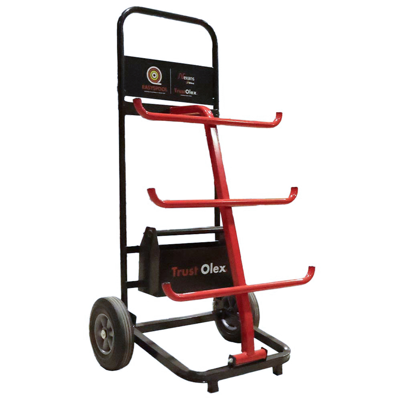 OLPEASYSPOOL Portable Cable Trolley | 150KG Capacity | 6 Spools
