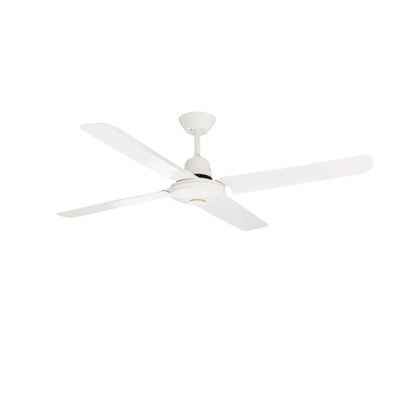 Clipsal Airflow Ceiling Fan P4HS1200AL-WE | 4 Blade 1200mm White *NEW ...