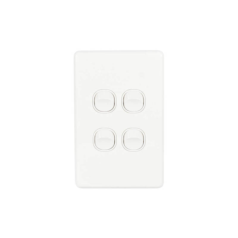 Trader Puma PUSWV4G66 | Switch Vertical 4 Gang 10AX 250V IP66