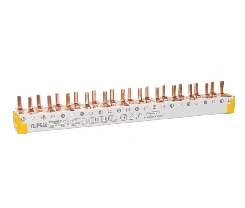 Clipsal RMXPH312 | 3 Phase 12 Module Busbar Comb 3P+N | Pin Type