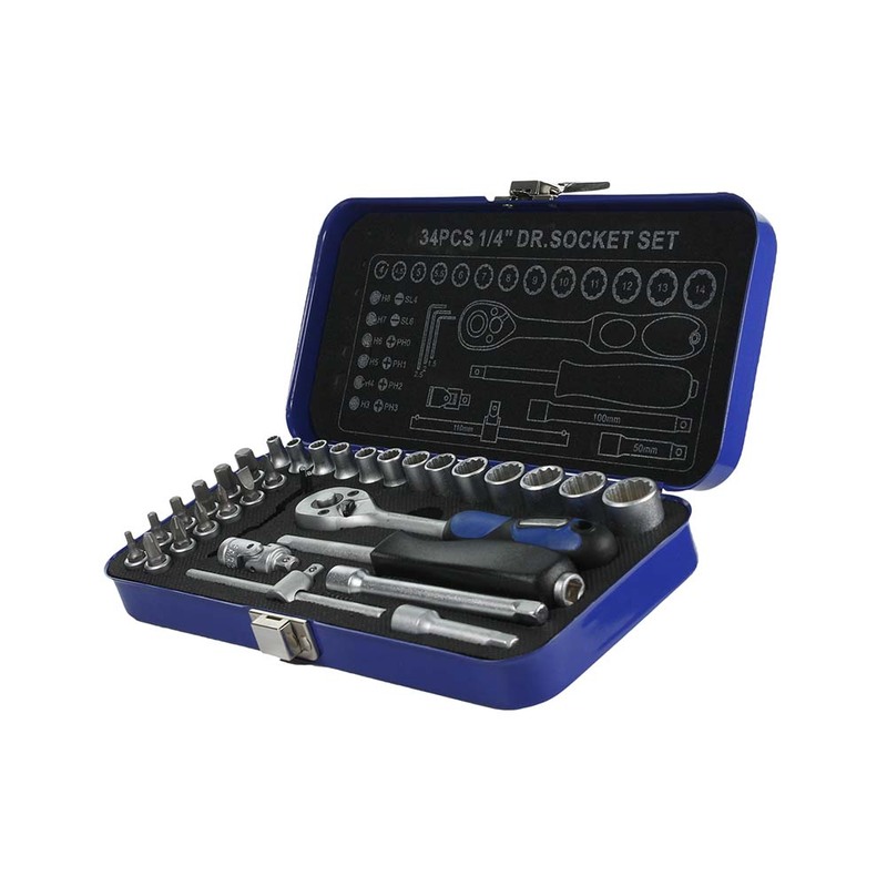 Major Tech RSS34 | 34pc Ratchet Socket Set