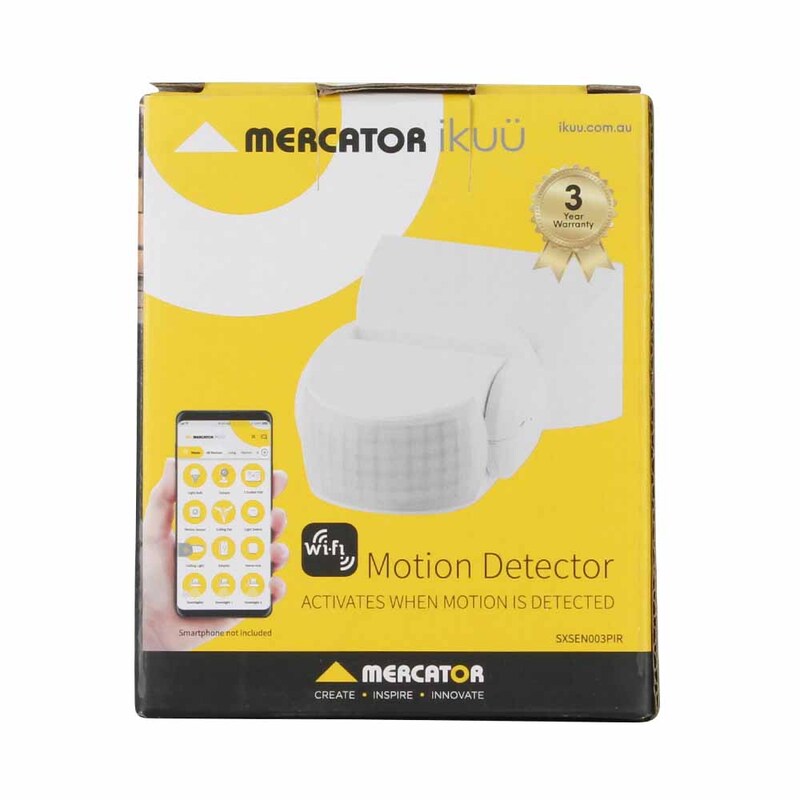 Mercator Ikuu SXSEN003PIR | Smart IP65 180° Motion Detector | Wi-Fi