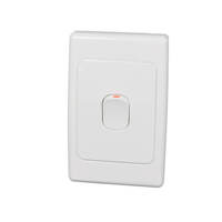 Clipsal 2031/45-WE | 45Amp Stove Isolator White | 2000 Series