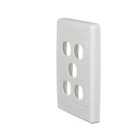 Clipsal 5 Gang Grid And Surround (2000 Series) 2035VHWE, 2035VH