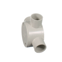 Clipsal 240-25-3-GY | 3 Way 25mm Round Shallow Junction Box