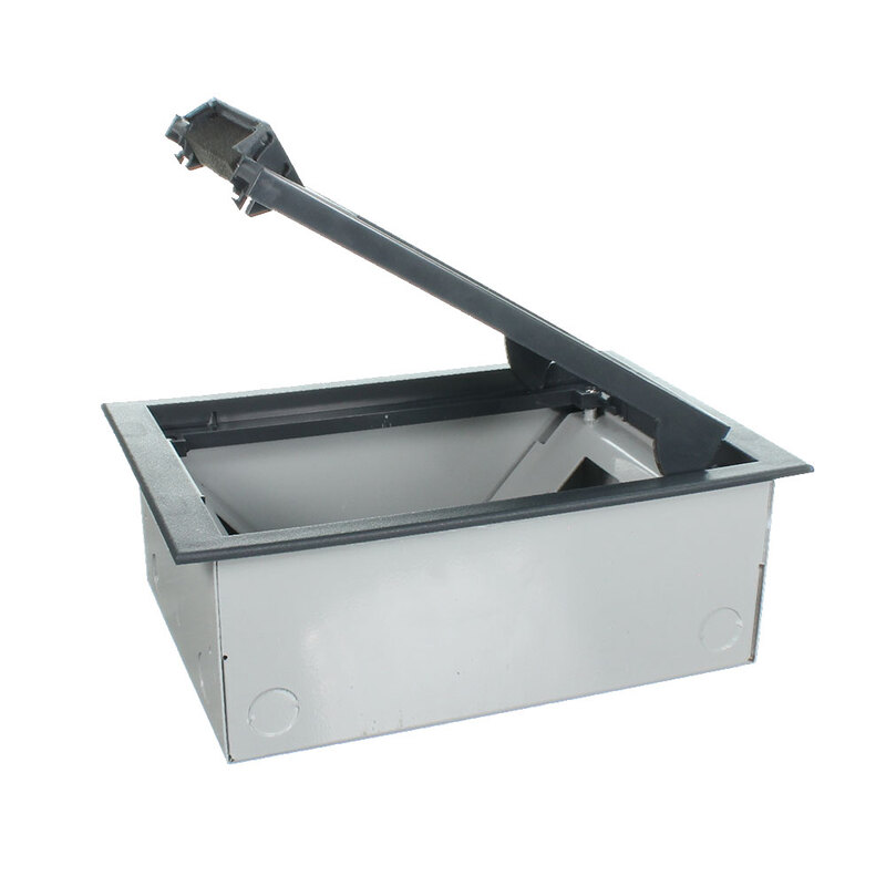 Elsafe Falcon 027.0800.000 | Built-In Screed Floor Box With Lid Grey