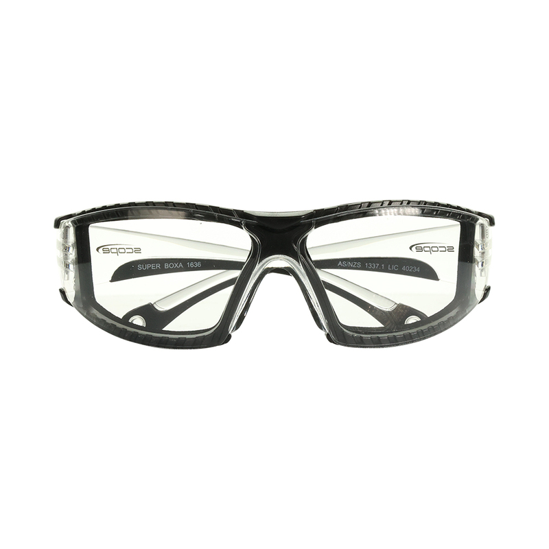 Scope 100C-SBX | Super Boxa Safety Glasses Titanium AF/AS