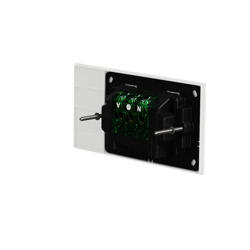 Clipsal 1025-ZW | Solis Horizontal Mount Double GPO | Matte White Power ...