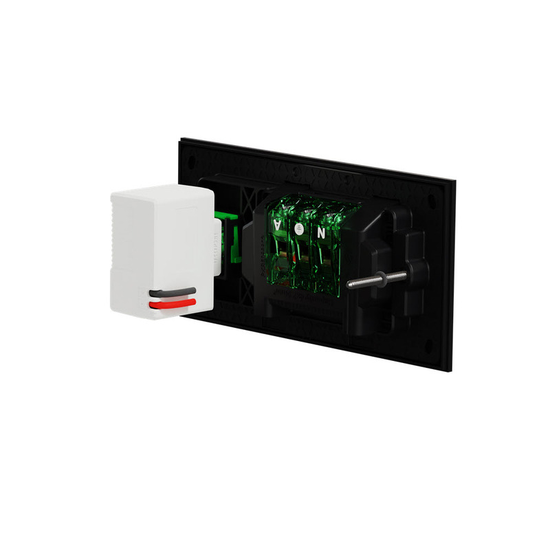 Clipsal 1025USBC-ZB | Solis Horizontal Double GPO With USB-C | Matte ...