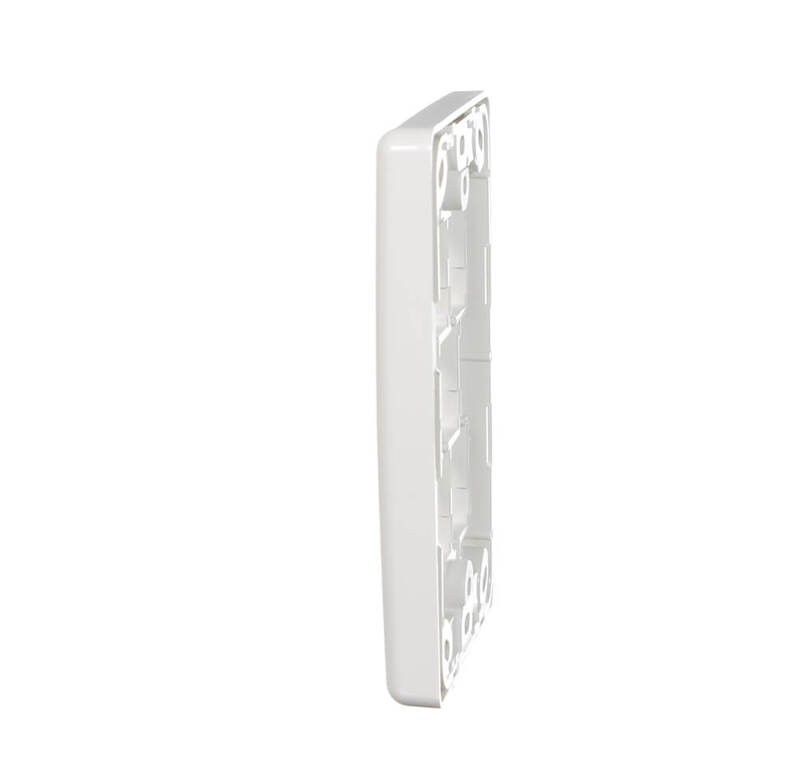 Clipsal 2035VH-WE | 5 Gang Grid And Surround 2000 Series White