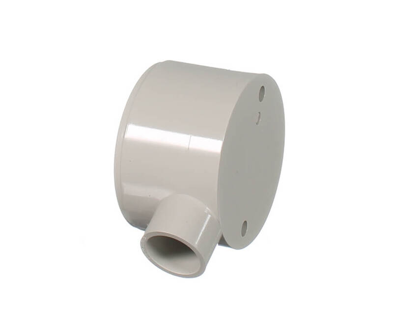 Clipsal 240-20-1-GY | 1 Way 20mm Round Shallow Junction Box