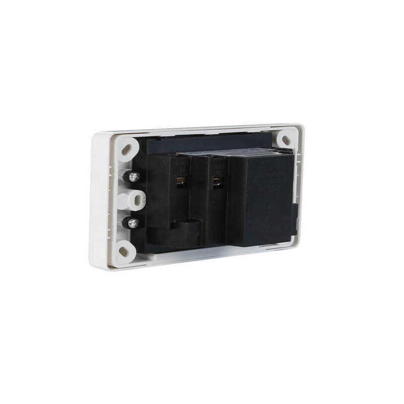 NLS 30555 | RCD Protected Double GPO 2x10A | White