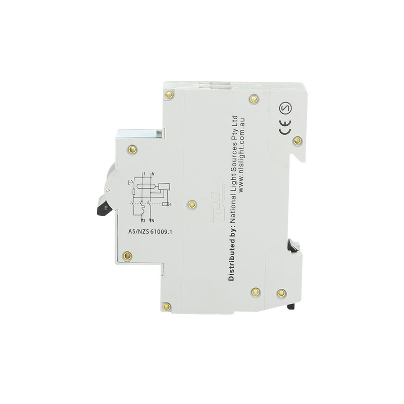NLS 30825 | 32 amp 4.5KA Single Pole RCBO * NEW A TYPE
