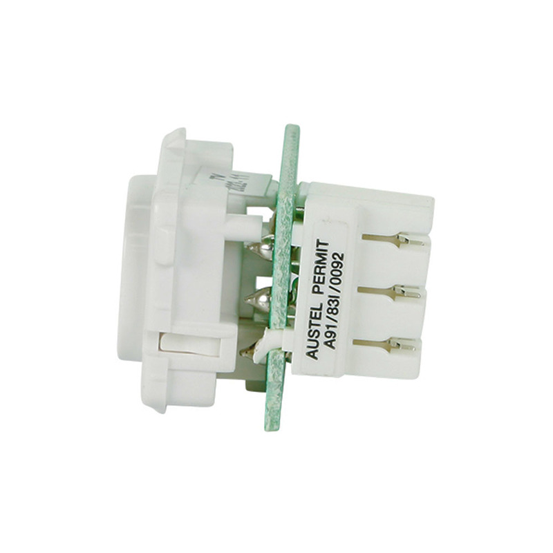 CLIPSAL 30RJ64SMTWE | Category 3 'Phone' Mech Computer/Communication ...