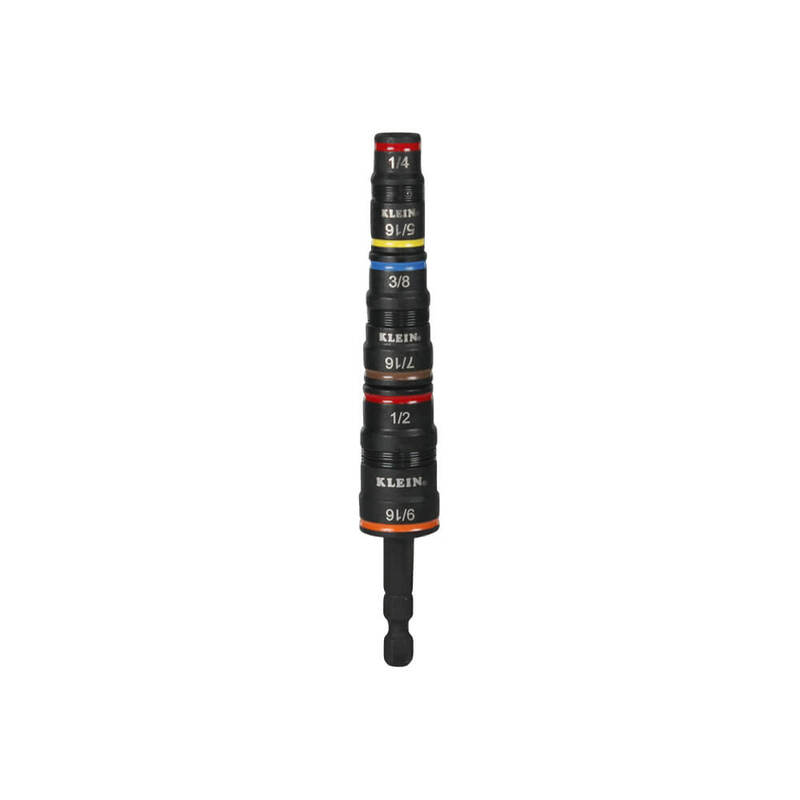 Klein Tools 32933 | 7-in-1 Impact Flip Socket Set for Impact Drivers