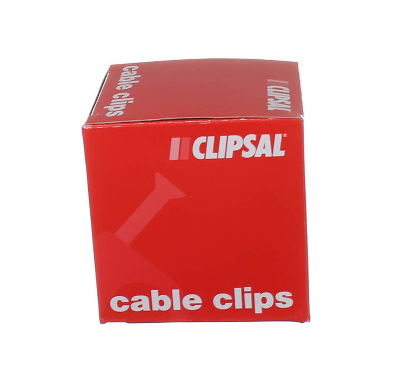 Clipsal 564M8 | CABLE CLIP SUIT 8MM ROUND WHITE 100 PACK