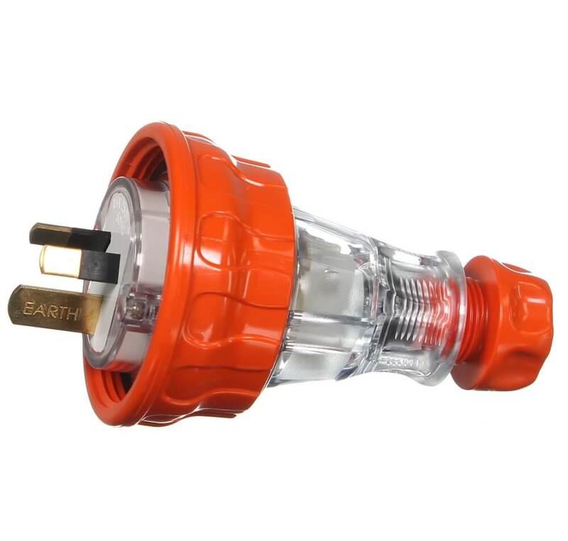 CLIPSAL 56P315-EO | 3 Pin Flat 15Amp Straight Plug IP66 | 56 Series