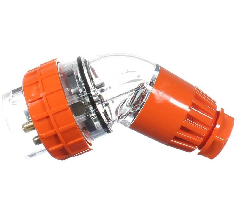 NLS 66PA332 | 3 Round Pin 32Amp Angled Plug IP66 | 30571