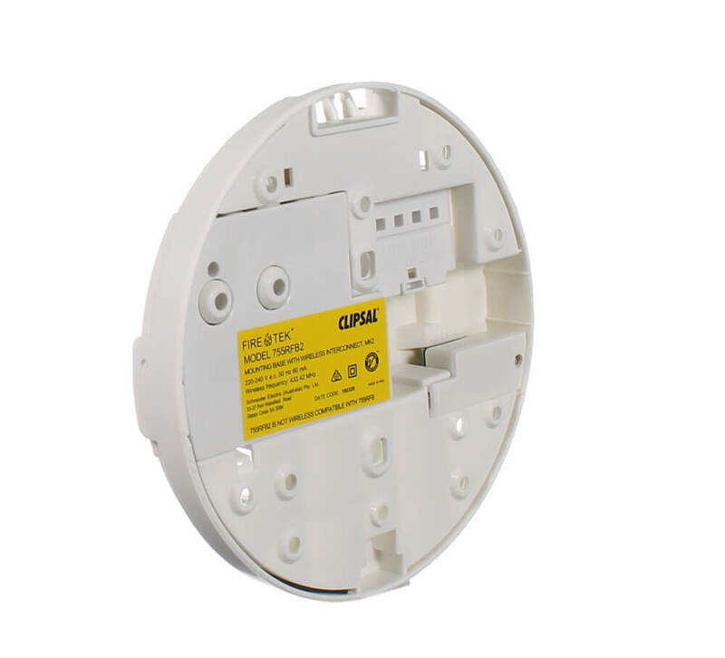 CLIPSAL 755RFB2 | Wireless Base for 240v Smoke Alarm