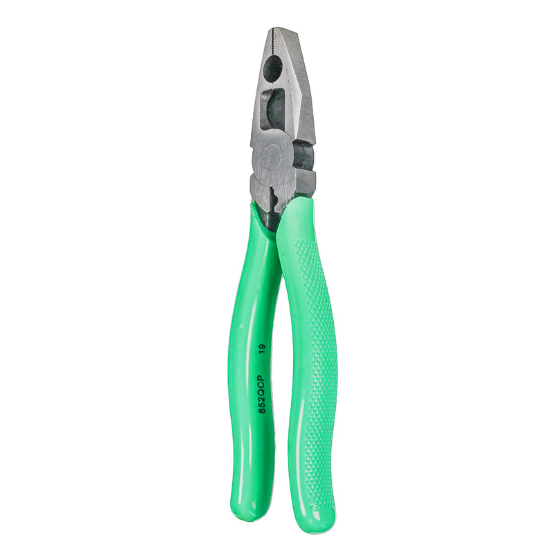 Clipsal 852QCP | Insulated 200mm Quick Connect Stripping Pliers | Green