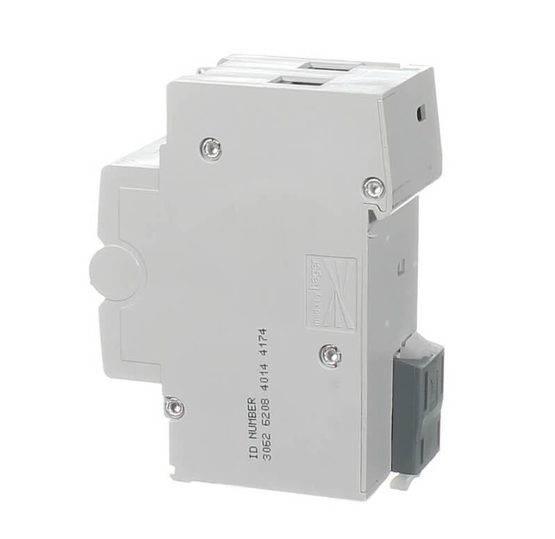 HAGER ADA932T | 32 Amp 2 Pole 6kA | 30mA RCD/MCB RCBO