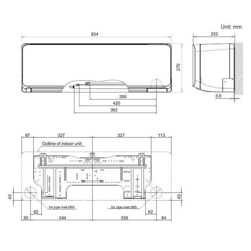 FUJITSU ASTH18KNTA-SET | 5.0KW Reverse Cycle Split System Air ...