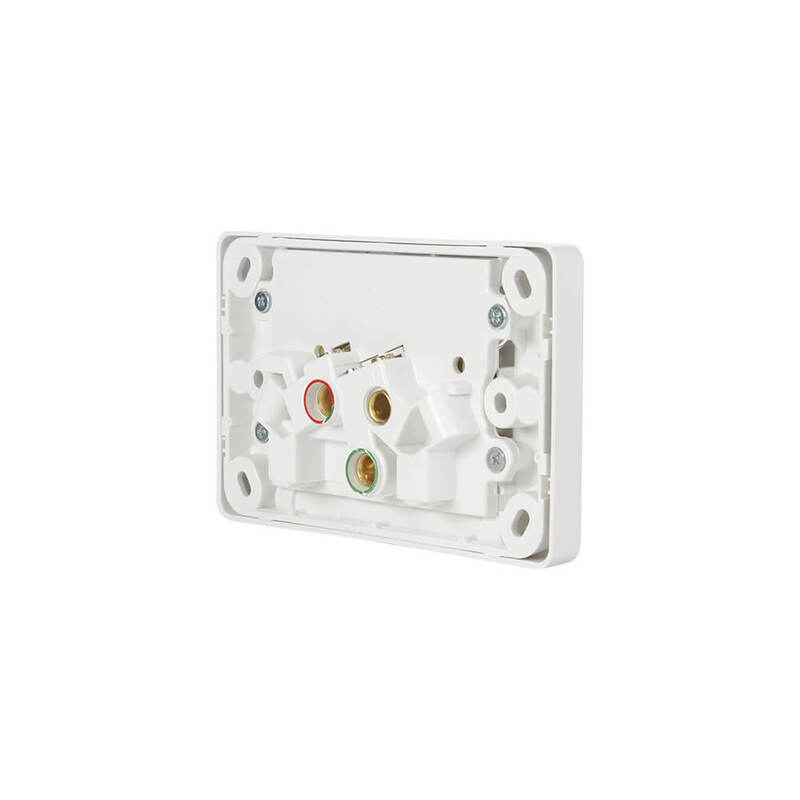 Clipsal C2025-15WE | Double Power Point 250V 15A | White