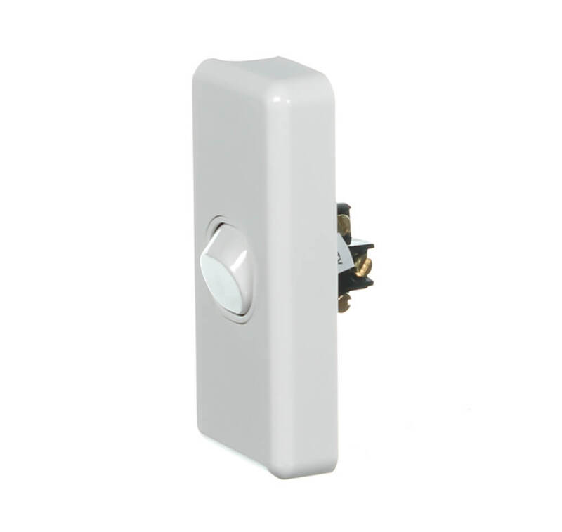 Clipsal Classic C2030-WE | 2 Gang Architrave switch 10 Amp White
