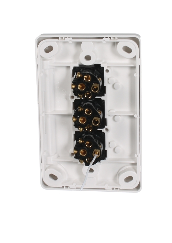 Clipsal Classic Switch C2033VA | 3 Gang Switch 10Amp 250v | White