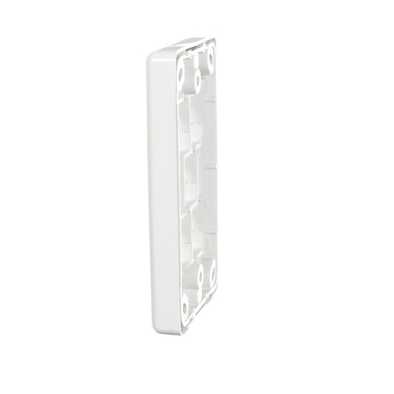 Clipsal C2035VH-WE | 5 Gang Grid And Surround Classic Series White
