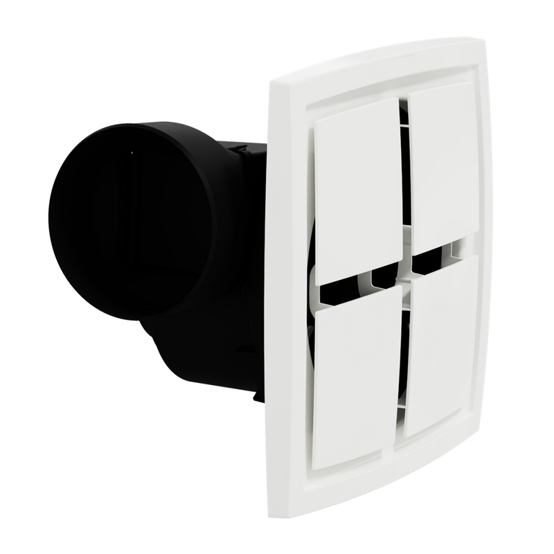 Clipsal Airflow CEF40N-WE | Ductable Square Exhaust Fan | 287mm | Suits ...