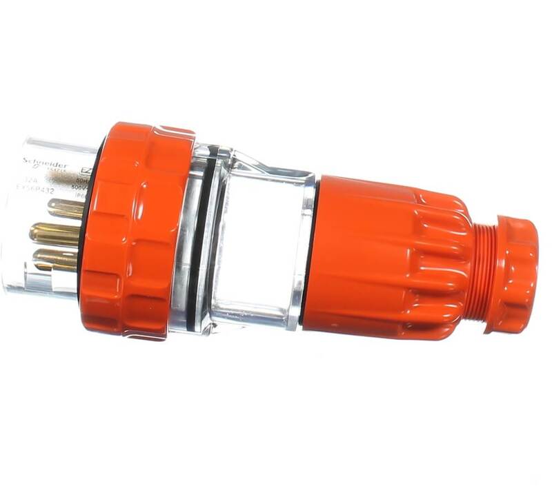 CLIPSAL EY56P432 | 4 Pin 32 Amp Straight Plug IP66 | Easy56