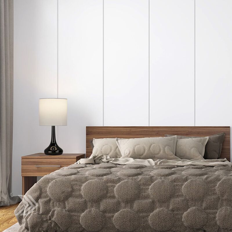 Lighting Factory LF9205GM | Lola On & Off Touch Lamp | Gunmetal